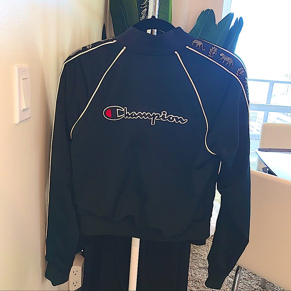 Champion | Jackets & Coats | Champion Cropped Track Jacket | Poshmark